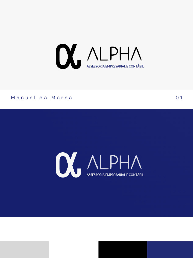 Manual da Nova Identidade Visual Alpha | PDF | Marca | Contabilidade