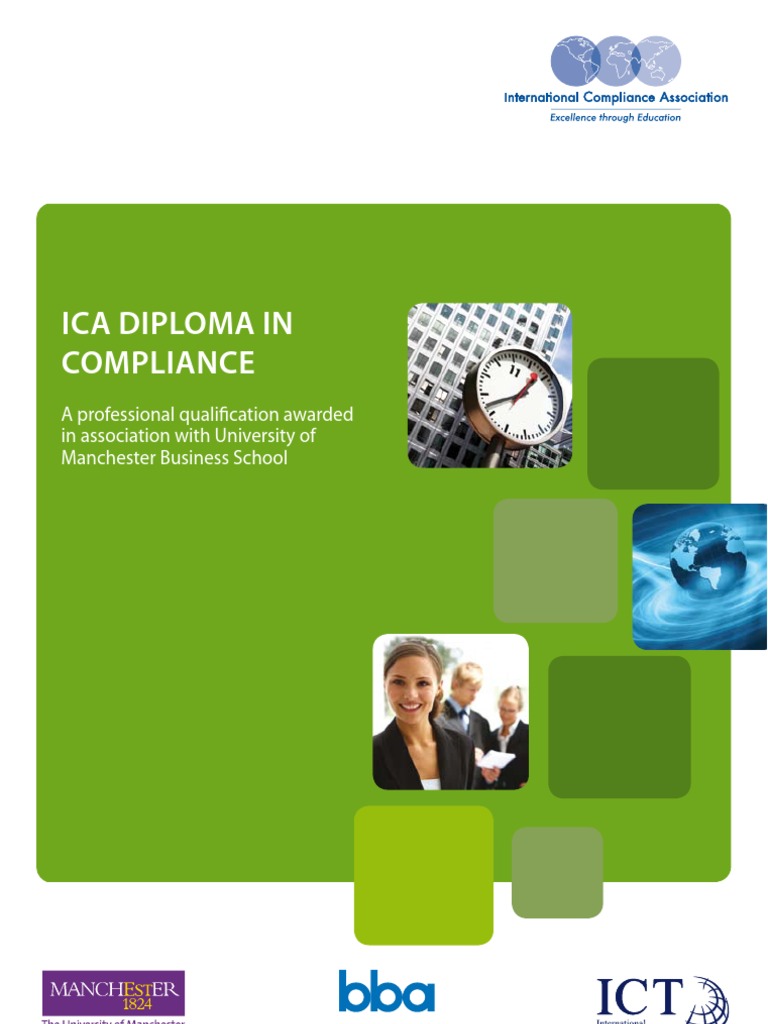 Ica Diploma Compliance Flyer | PDF | Regulatory Compliance ...