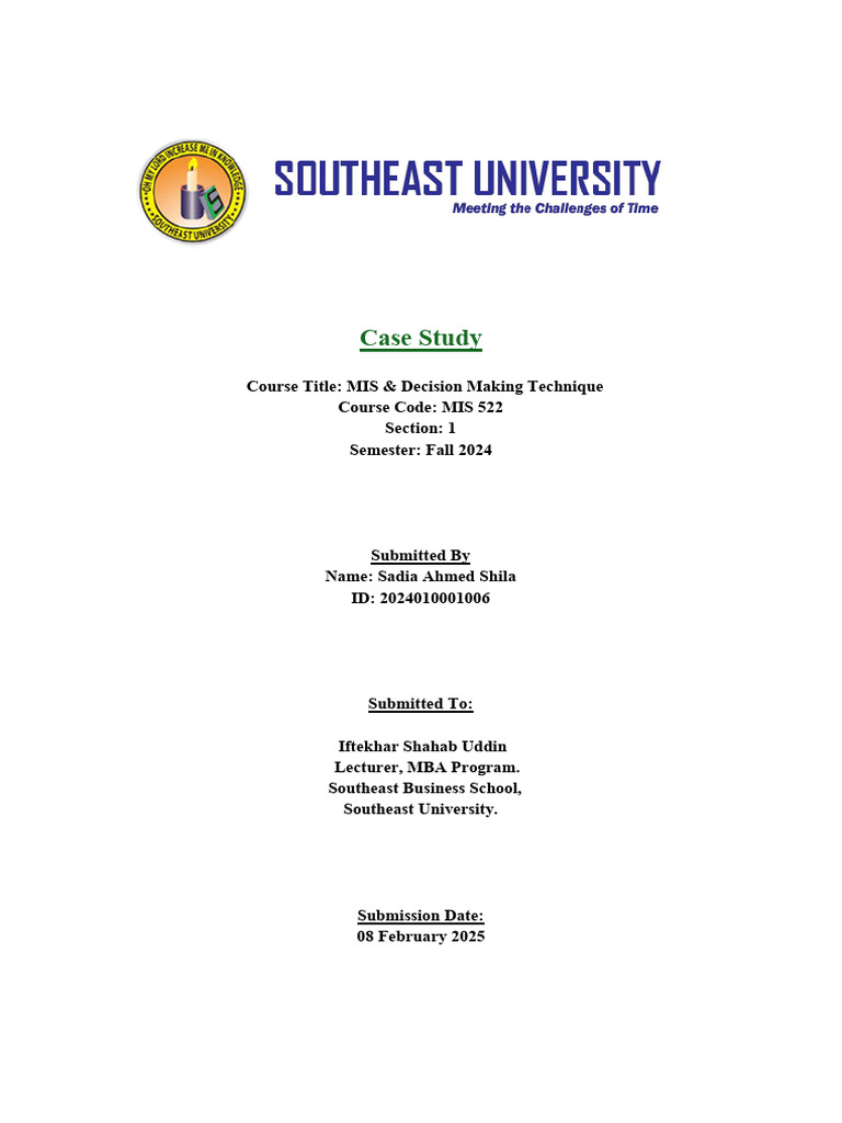 MIS Case Study (Fall 2024) | PDF | Retail | Dell