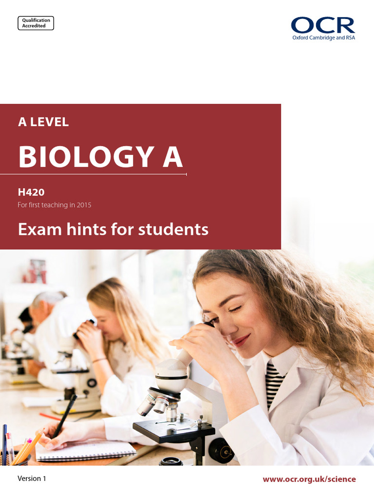 Exam Hints For Students | PDF | Accuracy And Precision | Biology