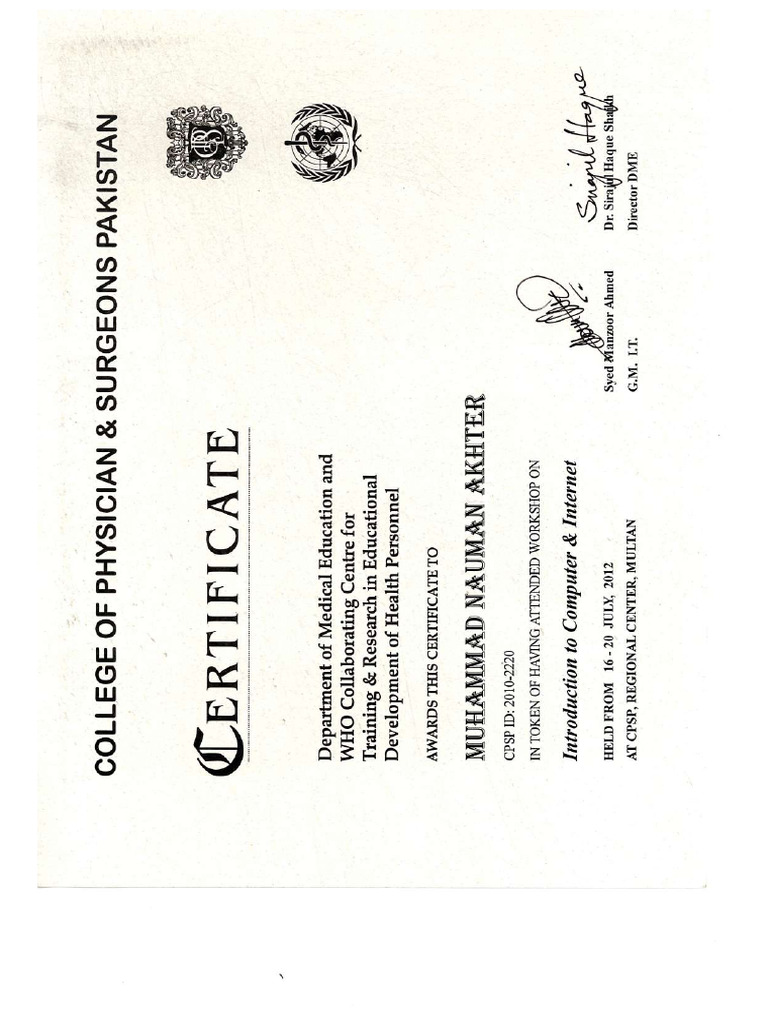 Intro Ti It Certificate | PDF