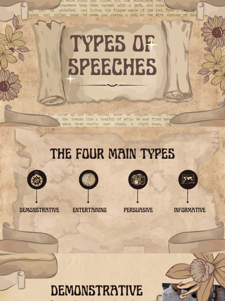 Types of Speeches | PDF