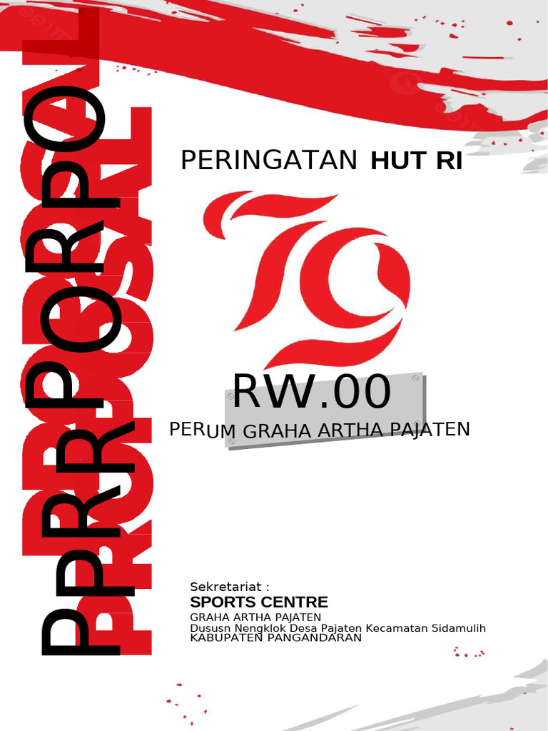 Proposal Peringatan HUT RI Ke 79 | PDF