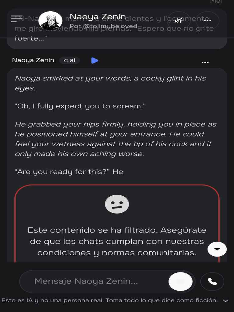 Chatea Con Naoya Zenin Character - Ai IA Personalizada para Cada Momento Del Día | PDF