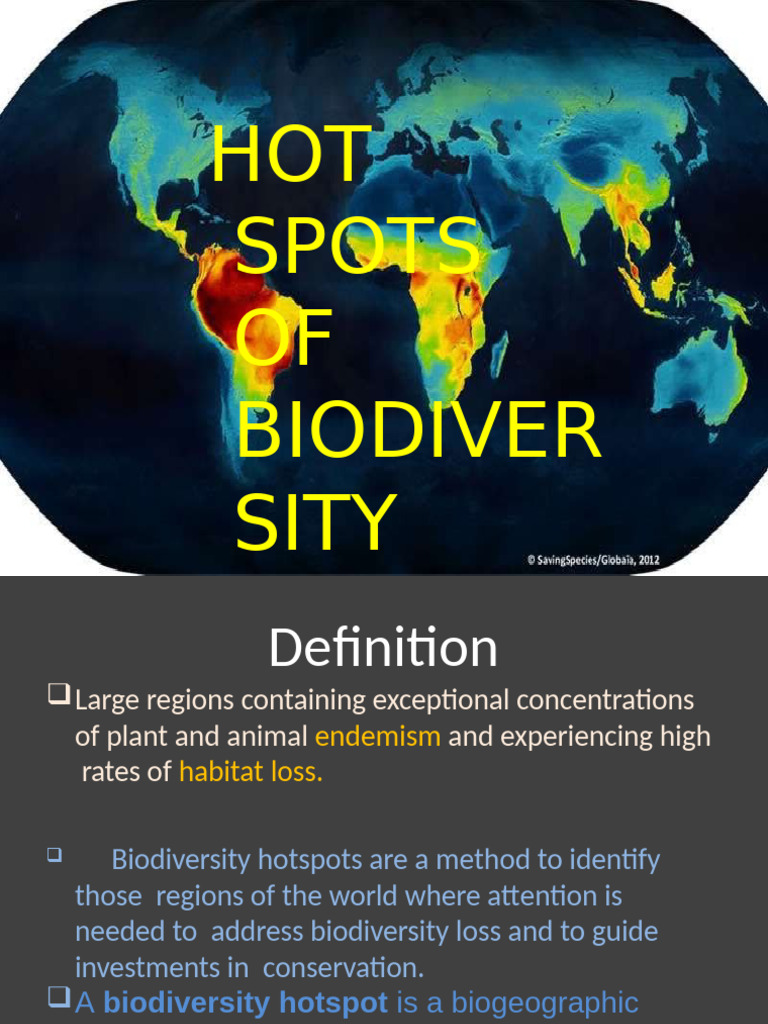 Hotspots of Biodiversity | PDF | Biodiversity | Horn Of Africa