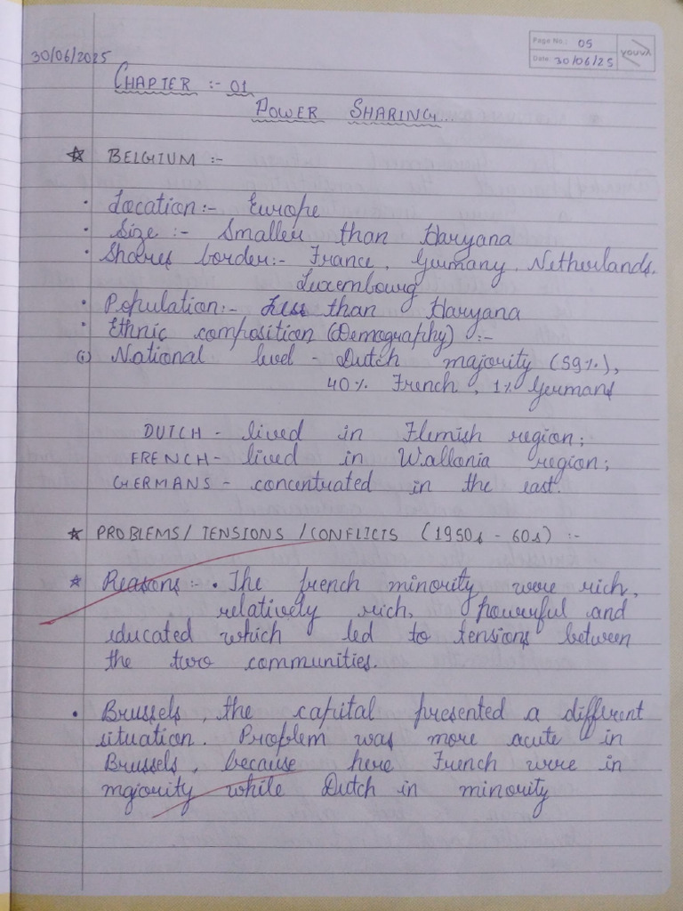 Class - 10th Civics ch-01 | PDF