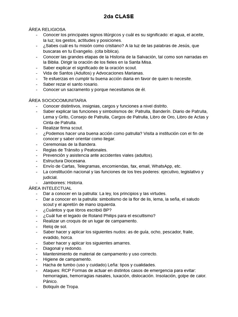 2da Clase | PDF | Oración | Exploración