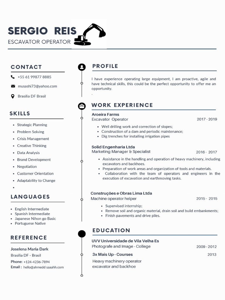 Blue and Gray Simple Professional CV Resume | PDF