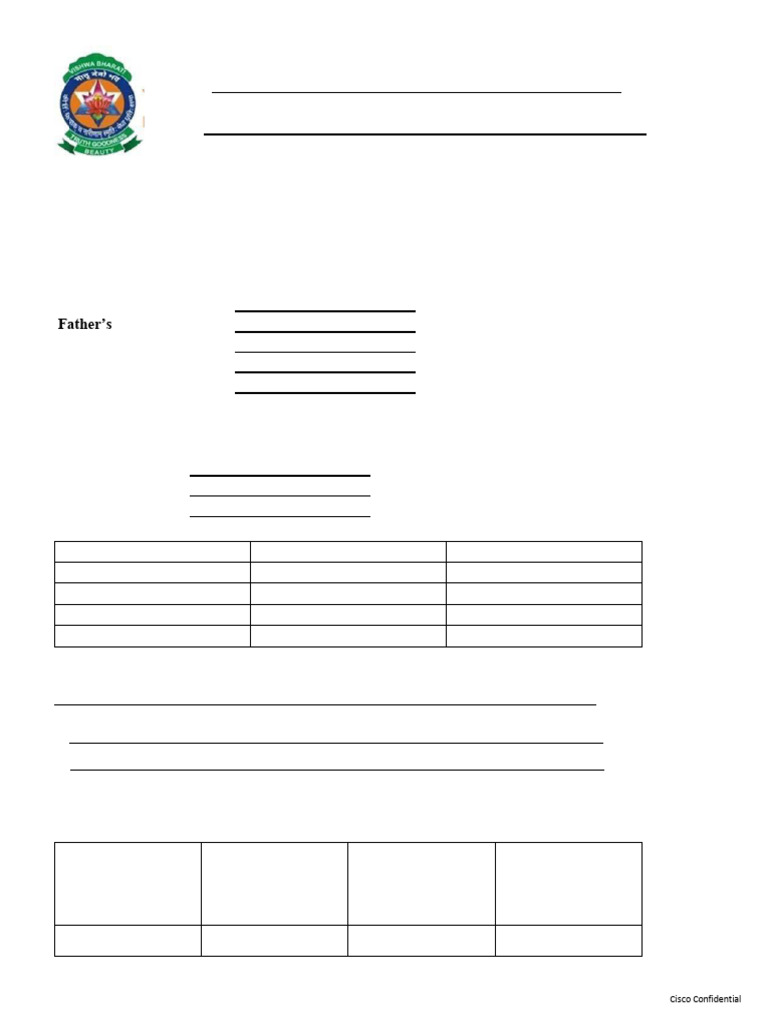 Student Council Form 25-26 | PDF
