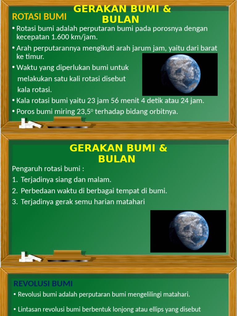 Gerakan Bumi Dan Bulan | PDF