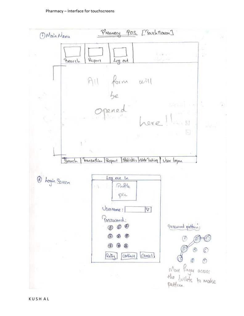 Pharmacy - Interface For Touchscreens | PDF