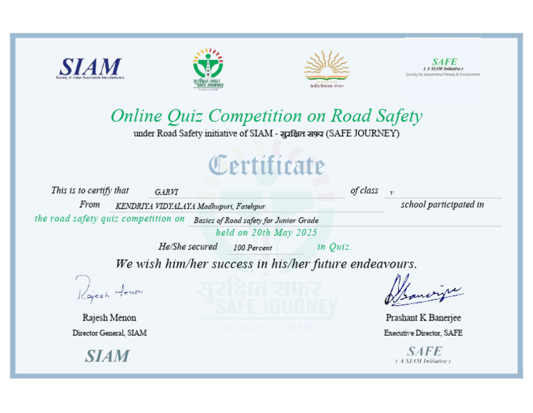 StudentCertificate 152428121000268 | PDF