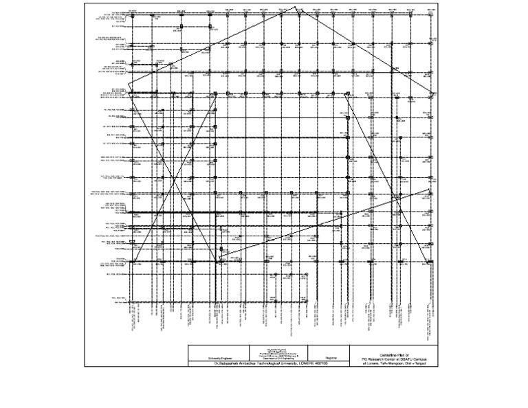 A 2 Centre Line Plan | PDF