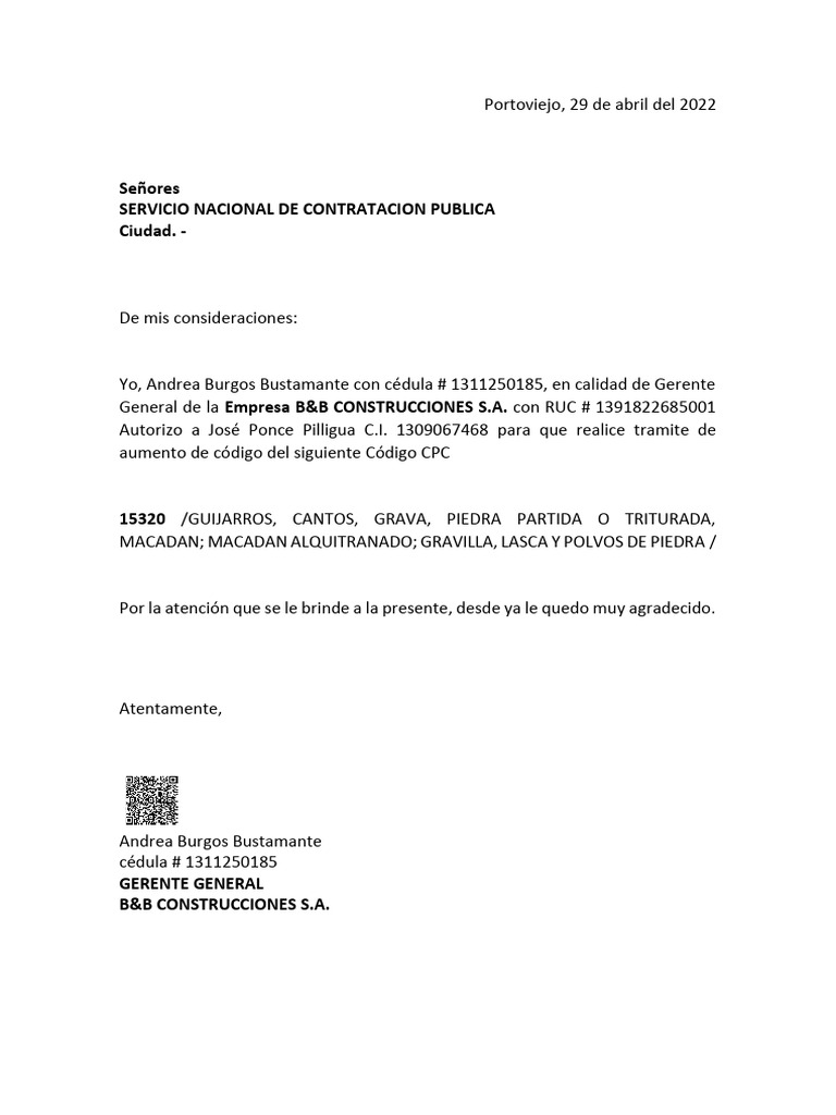 Oficio Sercop-Signed | PDF