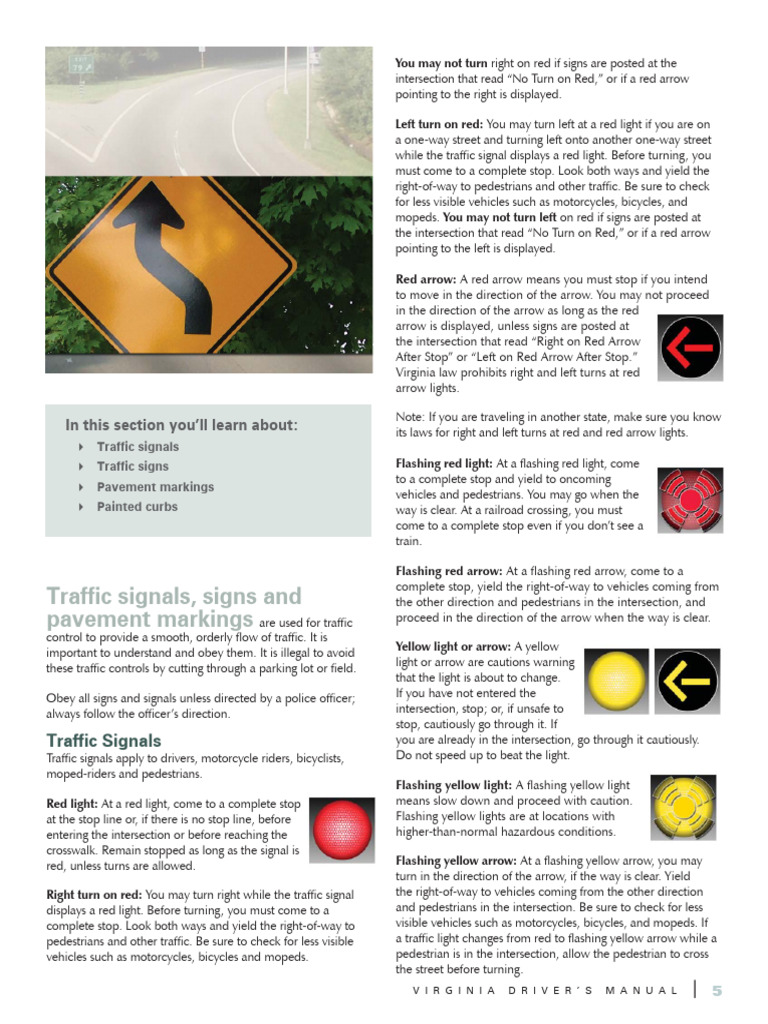 Signs, Signals, and Pavement Markings | PDF | Traffic | Intersection (Road)