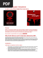 GBV Awareness Poster | PDF