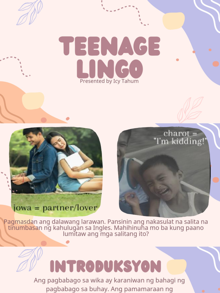 Teenage Lingo | PDF