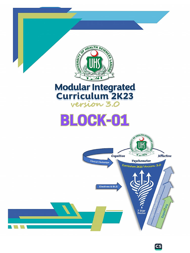 UHS Pakistan Block 1 Syllabus | PDF