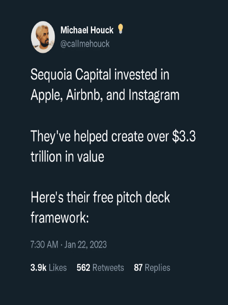 Sequoia Capital Pitch Deck Template 1684221477 | PDF