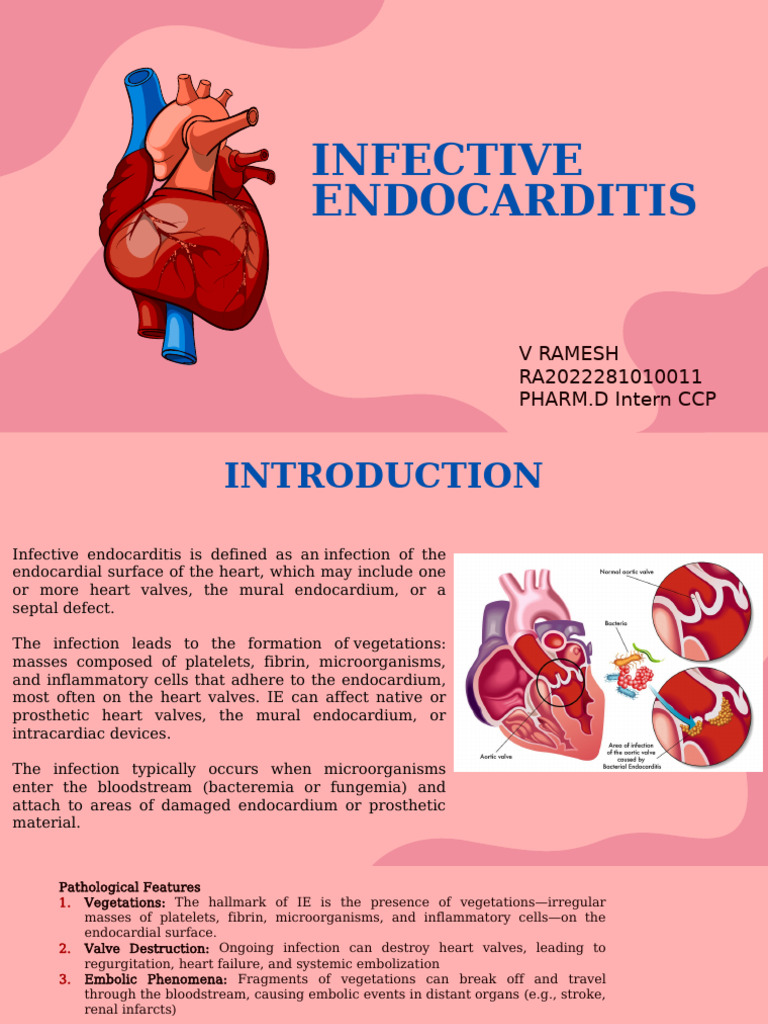 Understanding Infective Endocarditis | PDF | C Reactive Protein ...