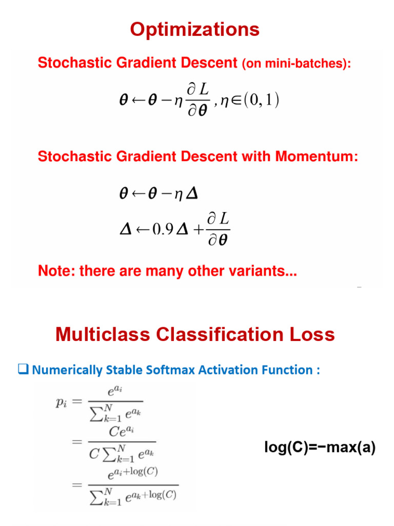 Multiclass Classification Loss Explained | PDF