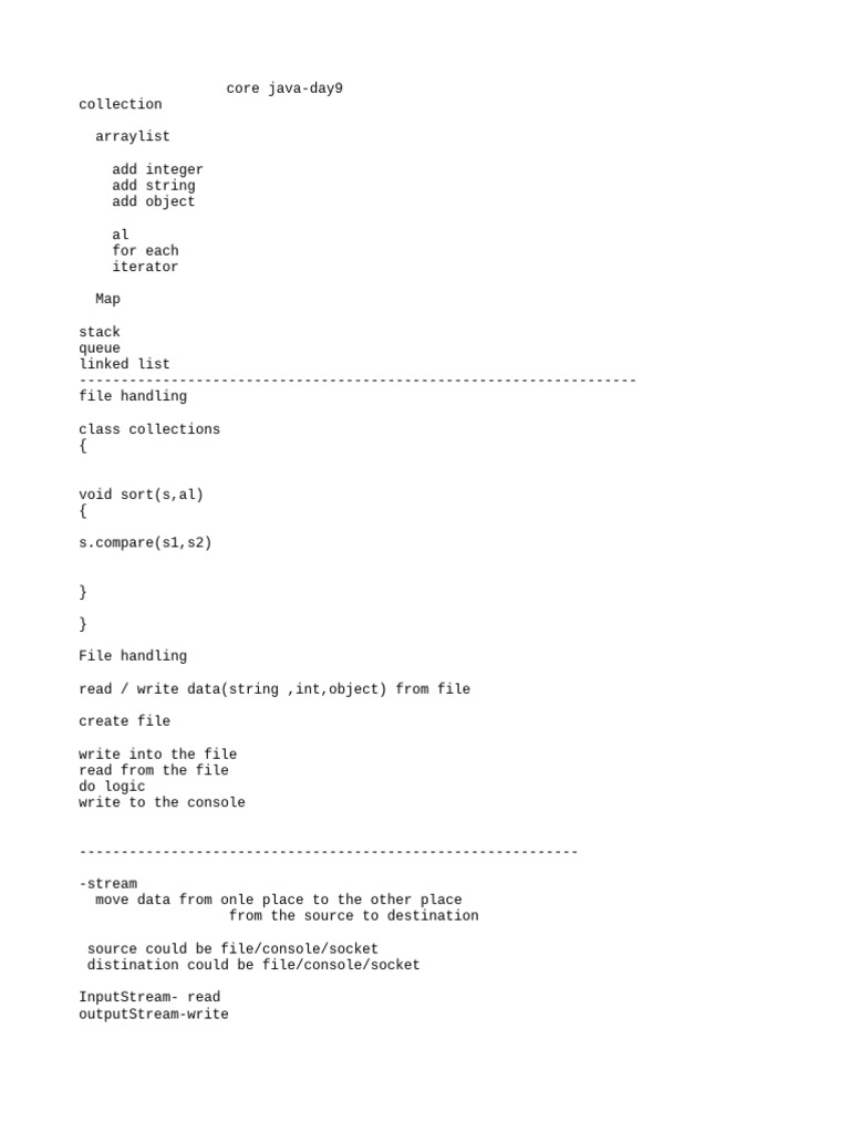 Core Java Day9 | PDF