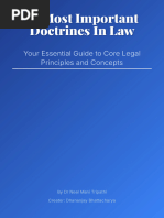 47 Most Important Doctrines In Law | PDF | Negligence | Legal Liability