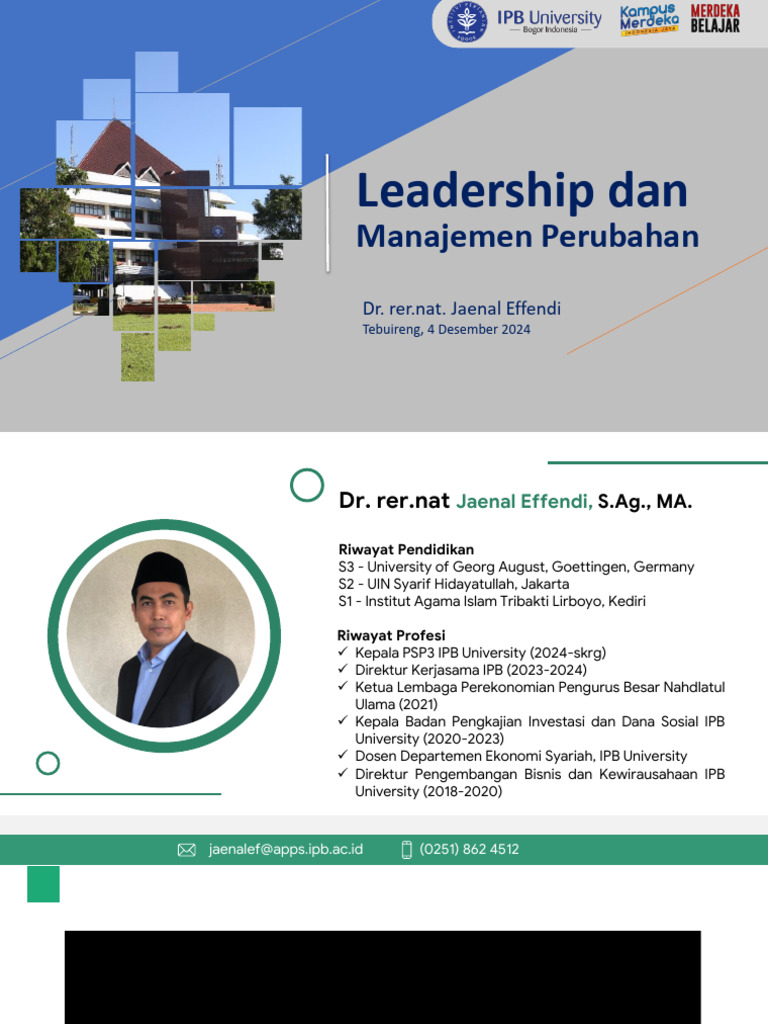 Kepemimpinan dan Manajemen Perubahan | PDF