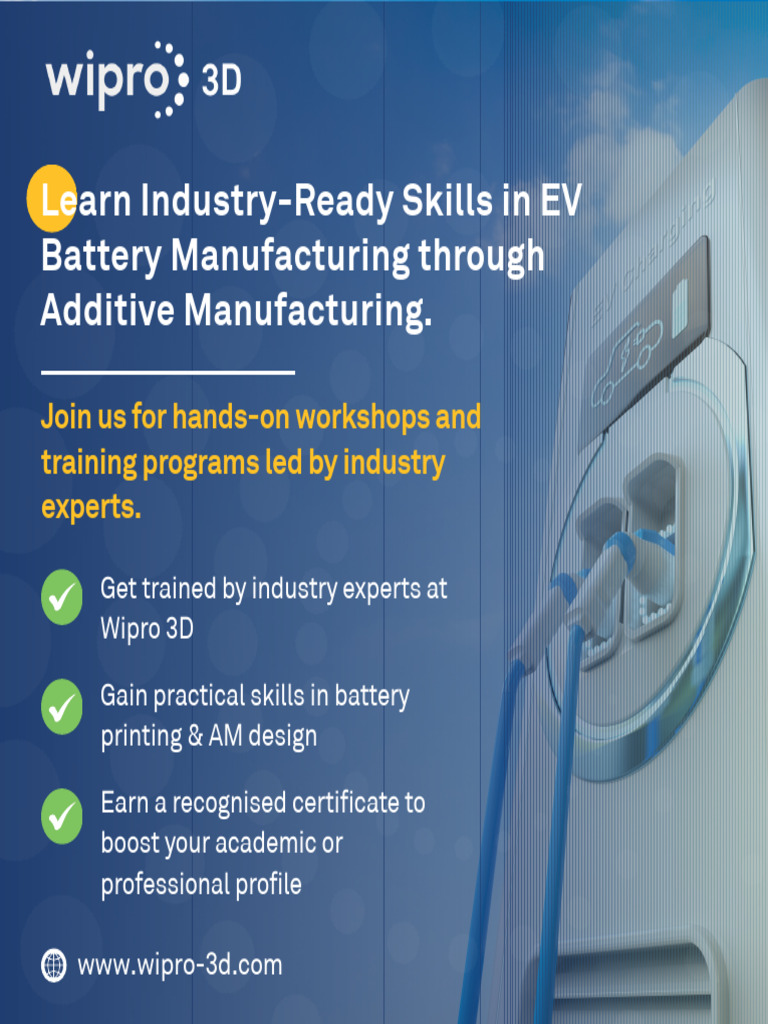 Get Skilled in EV Materials & Manufacturing With AM | PDF