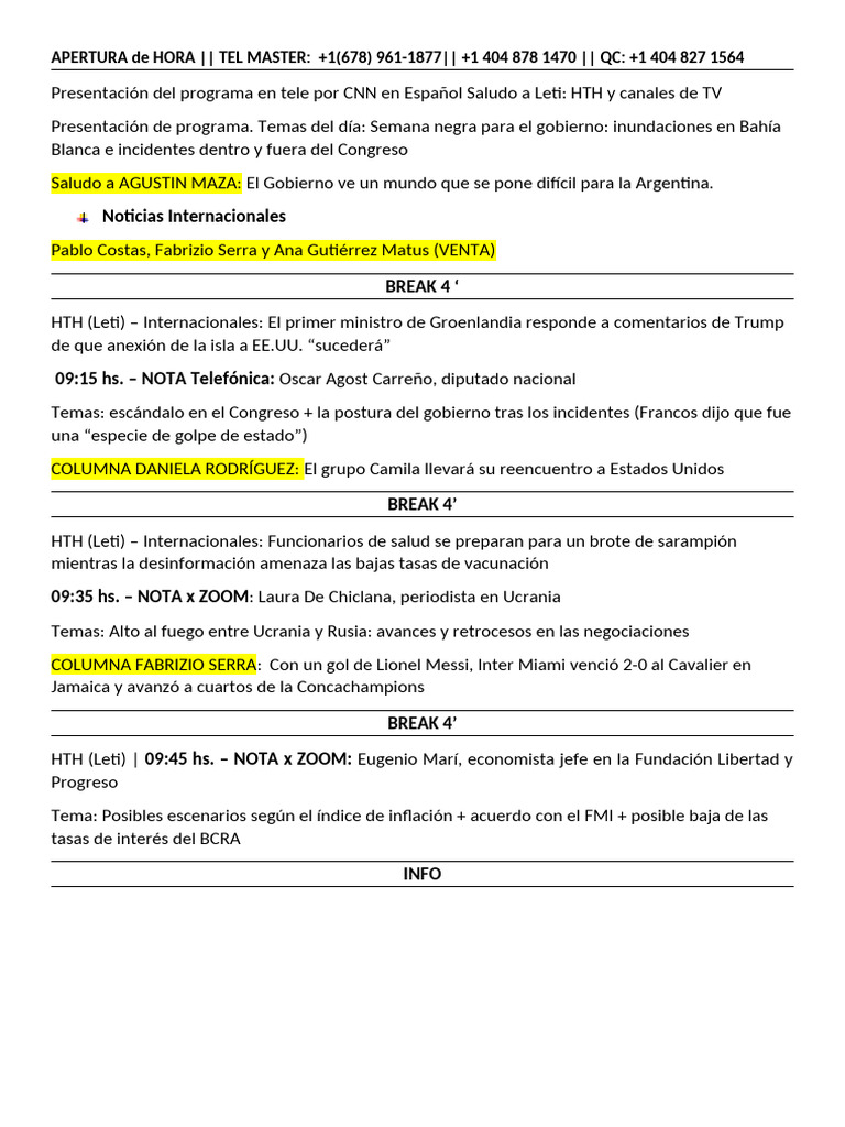 Rutina PM Okk - No Borrar!! 14-03 | PDF