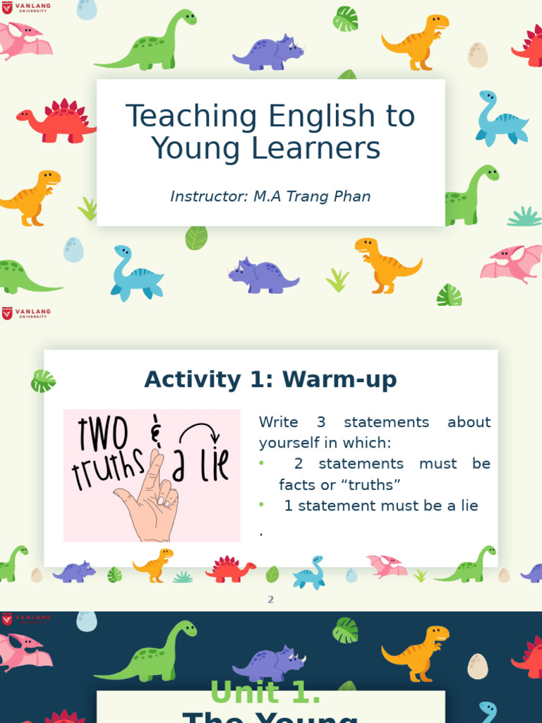 Unit 1. The Young Language Learners | PDF | Learning | Cognitive Science