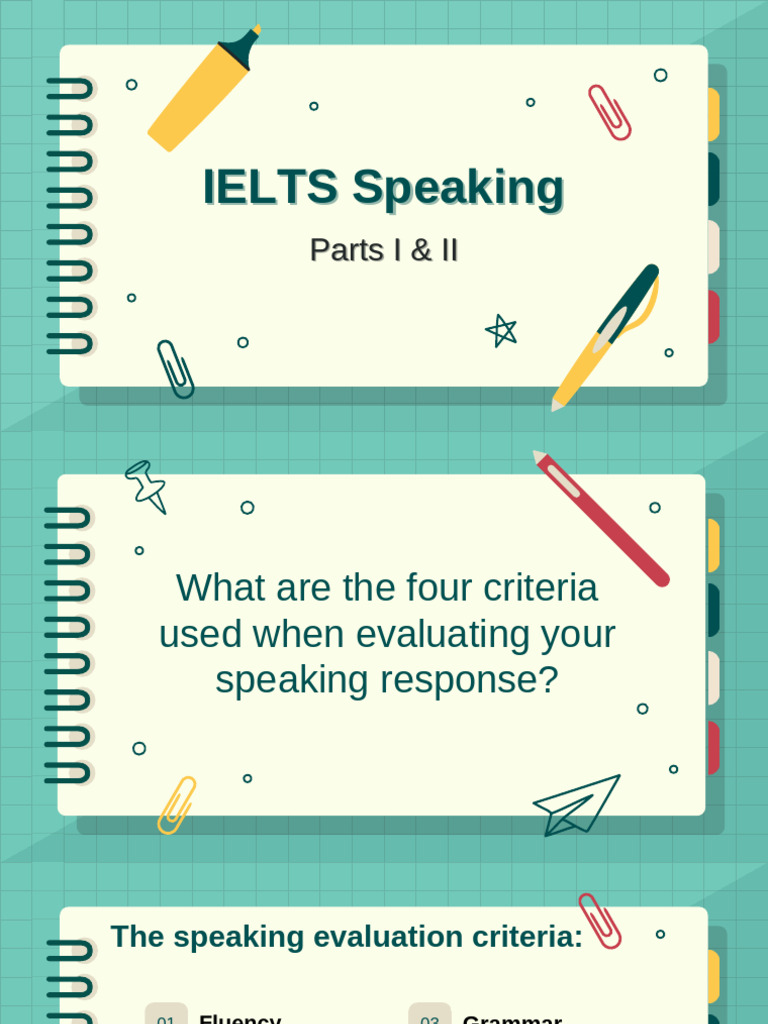 IELTS Speaking Part I and II (Day Two) | PDF | Reading Comprehension ...