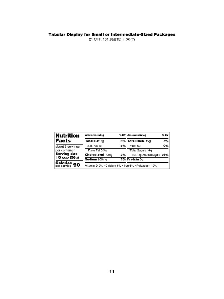 Tabular Display For Small or Intermedia | PDF