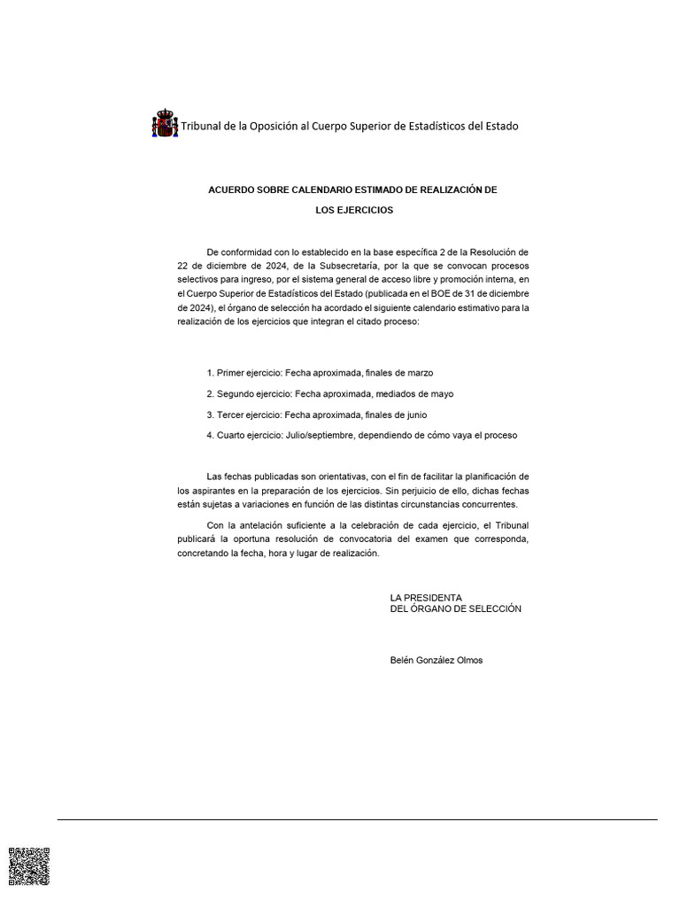 Cronograma Orientativo CSEE 2024 | PDF | Gobierno