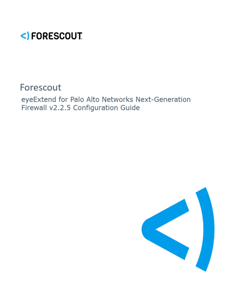 Eyeextend For Palo Alto Networks Next-Generation Firewall v2 2 5 Configuration Guide Panorama ...