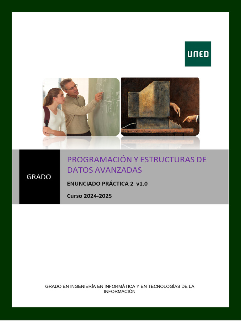 PREDA Enunciado Practica 2-24-25 | PDF | Java (lenguaje de programación) | Algoritmos