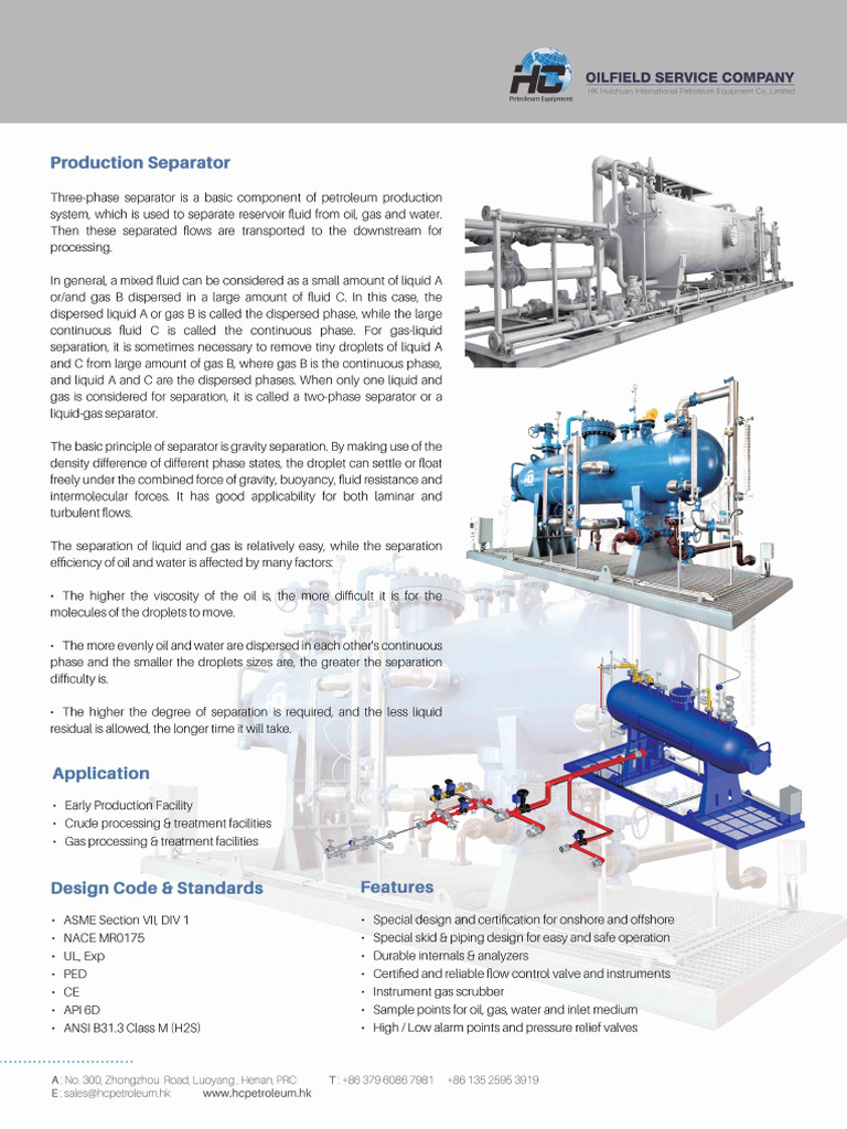 Production Separator | PDF