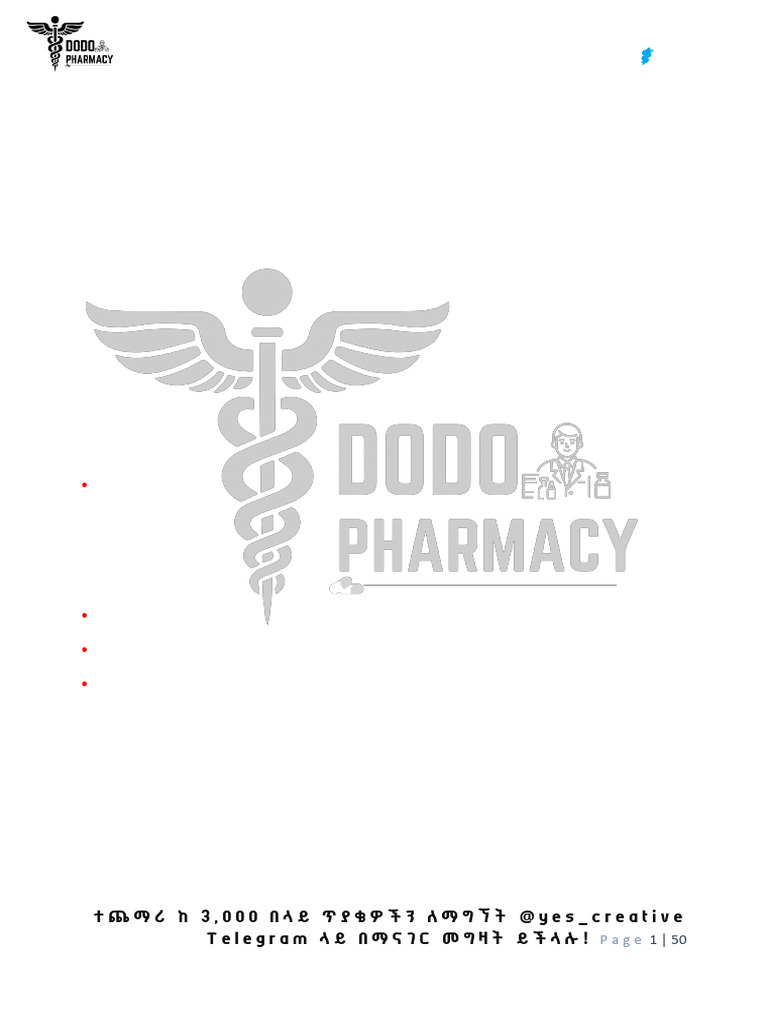 For 2025 COC Examiner S Part - 1 | PDF | Bioavailability | Medical ...