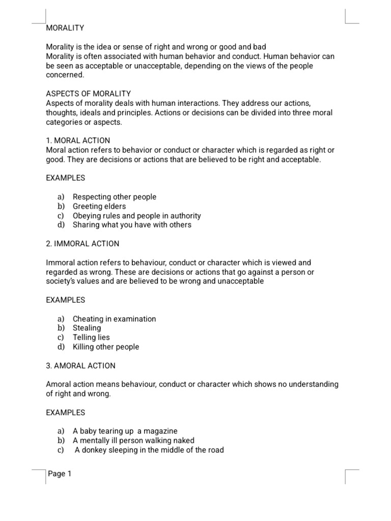 Me Notes Pdf Morality Adolescence