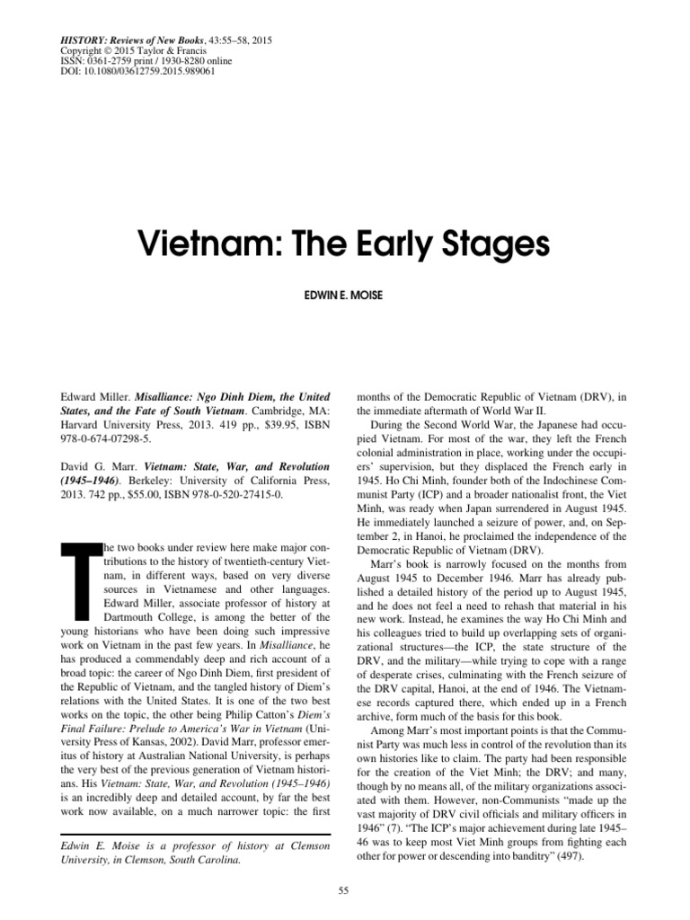 Key Insights on Early Vietnam History | PDF | North Vietnam | Ngo Dinh Diem