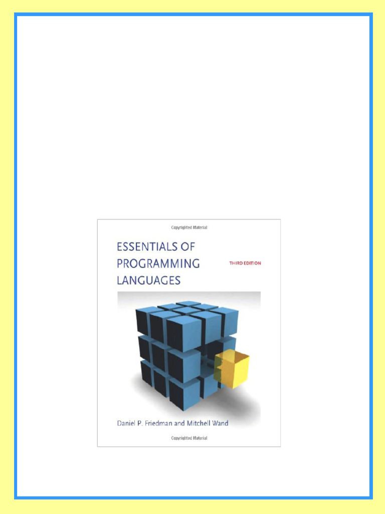 Essentials of Programming Languages Third Edition Daniel P. Friedman PDF Download | PDF ...