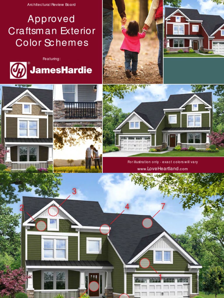 Craftsman Exterior Color Schemes | PDF | Wood | Lumber