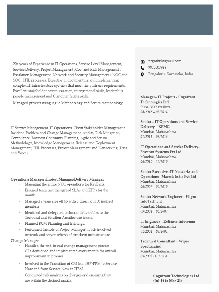 Resume - Philip George - 1 | PDF | Scrum (Software Development) | Computing