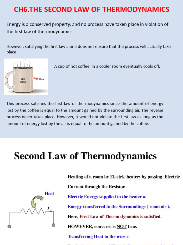 Understanding the Second Law of Thermodynamics | PDF | Entropy | Heat