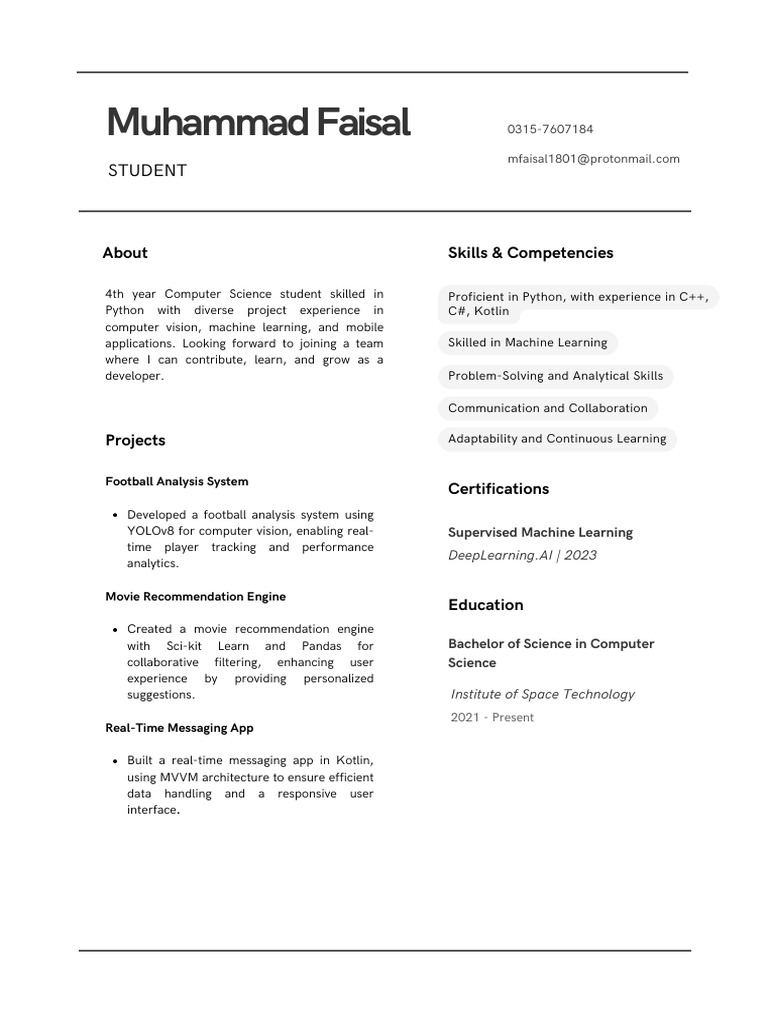 Faisal Resume | PDF