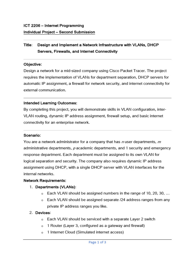 Individual Project Second Submission | PDF