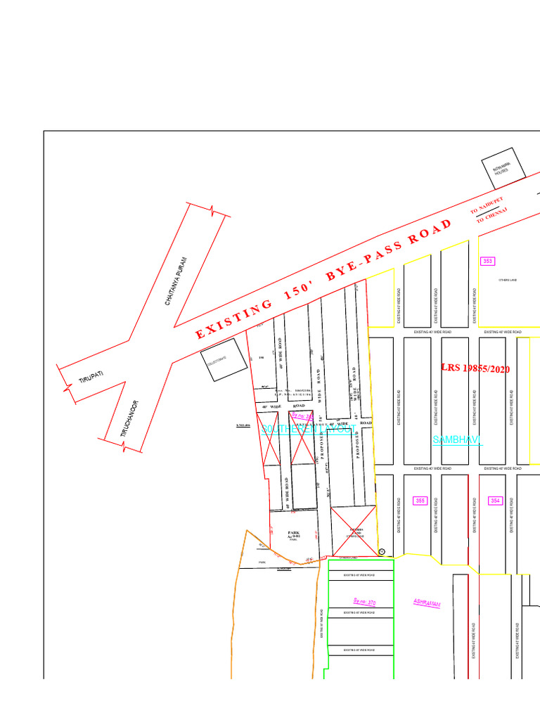 Tiruchanoor Road Layout Details | PDF