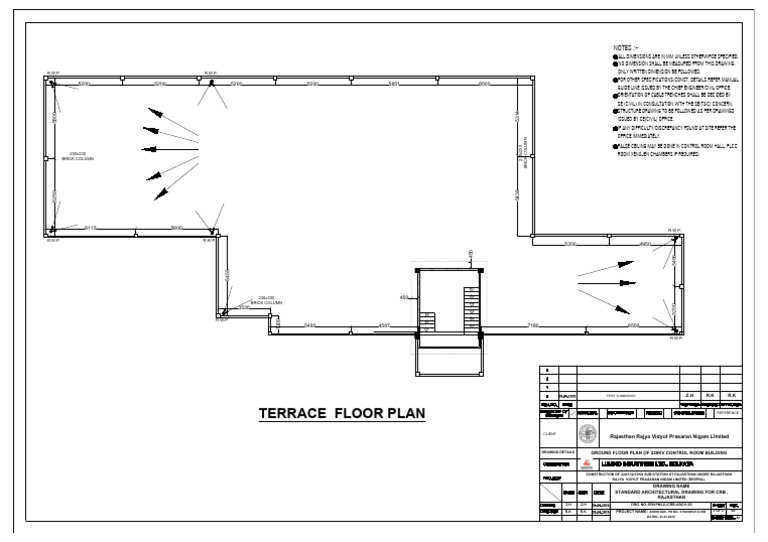 Ground Floor Plan for Control Room | PDF | Technical Drawing