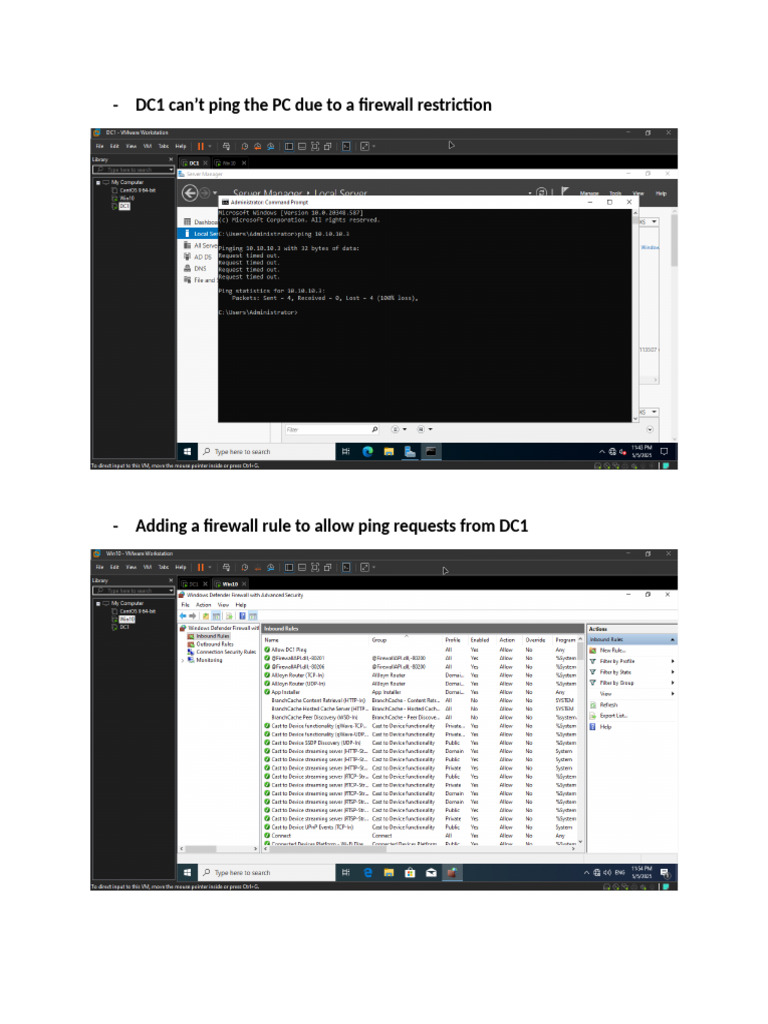 Firewall Task | PDF