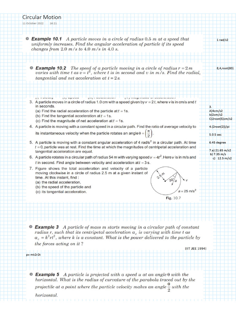 Circular Motion | PDF